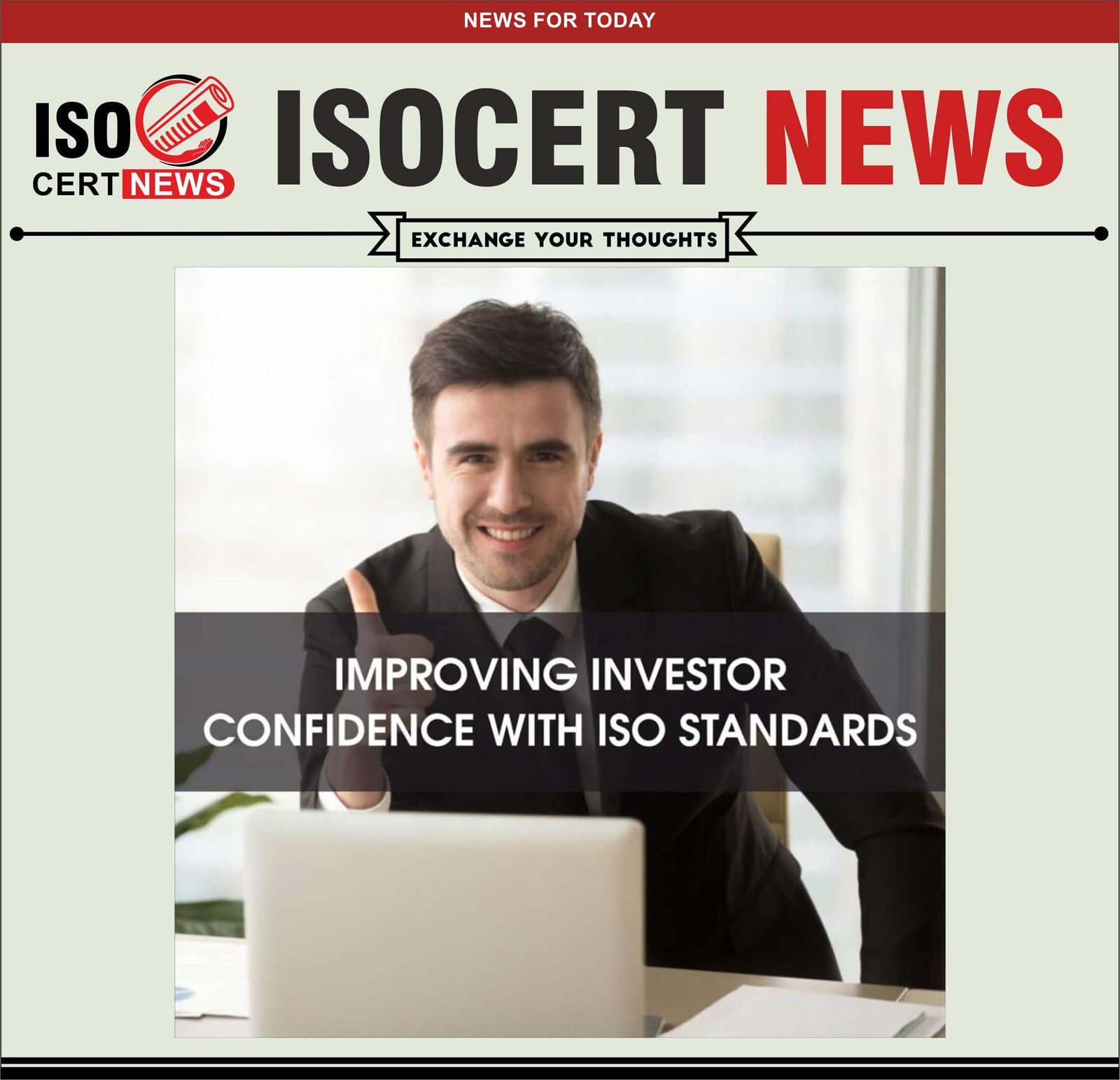 Improving investor confidence with ISO standards - ISO cert news