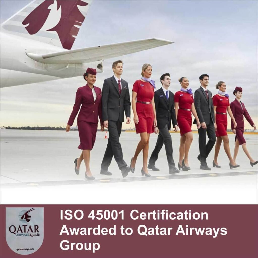 ISO 45001 Certification Awarded to Qatar Airways Group