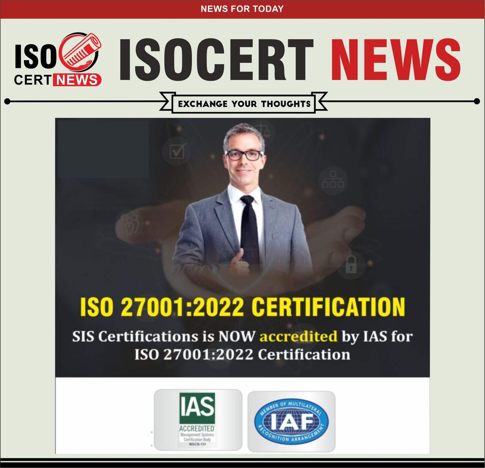 SIS Certifications is all Set to provide ISO 27001:2022 Standard