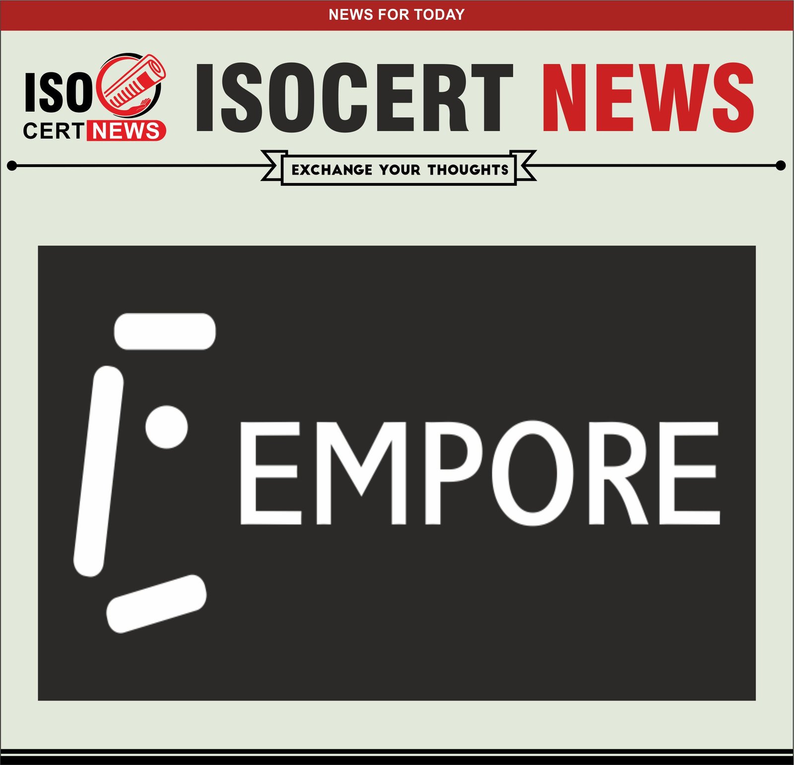 PT EMPORE HEZER TAMA achieved ISO 14001 and 45001
